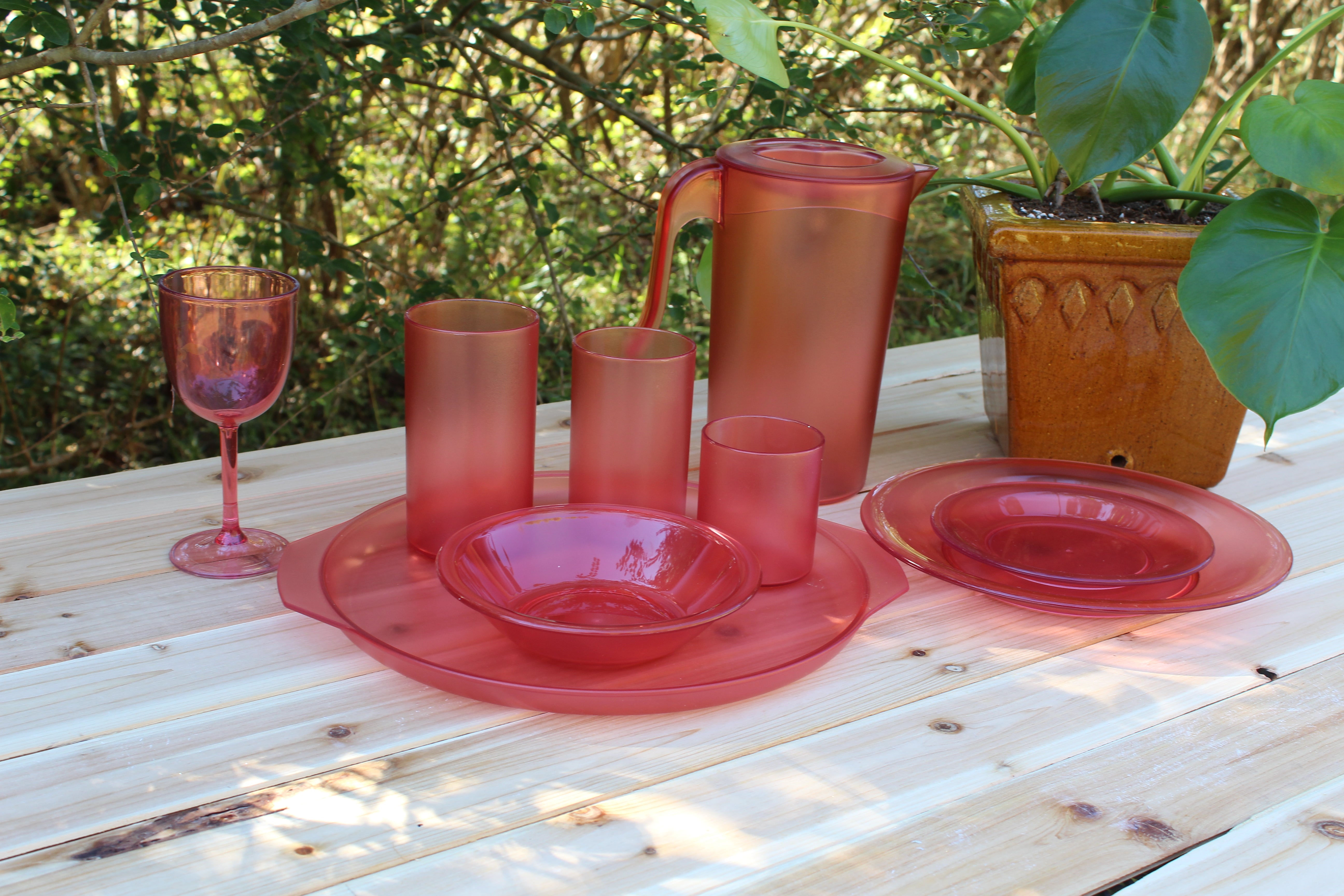 Cantaloupe Bentley Tumblers: BPA free Made in the USA: break resistant ...